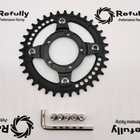 104BCD Adapter For Bafang BBS01/BBS02 And 36T Chainring "Narrow Wide ...